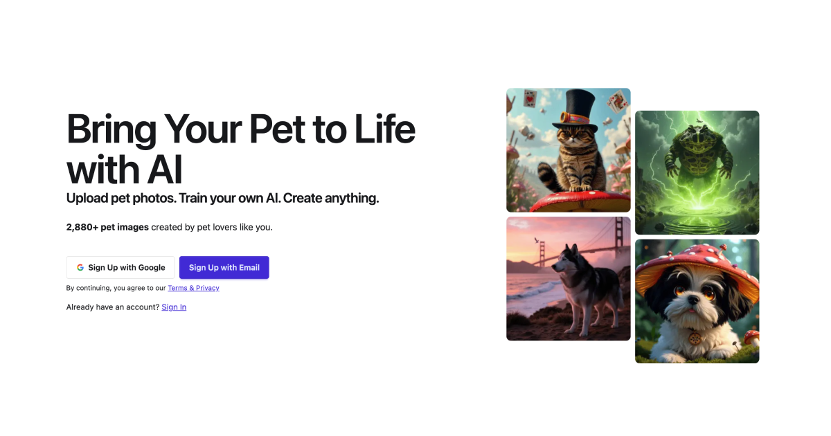 Edit or Animate Your Pet Images with AI